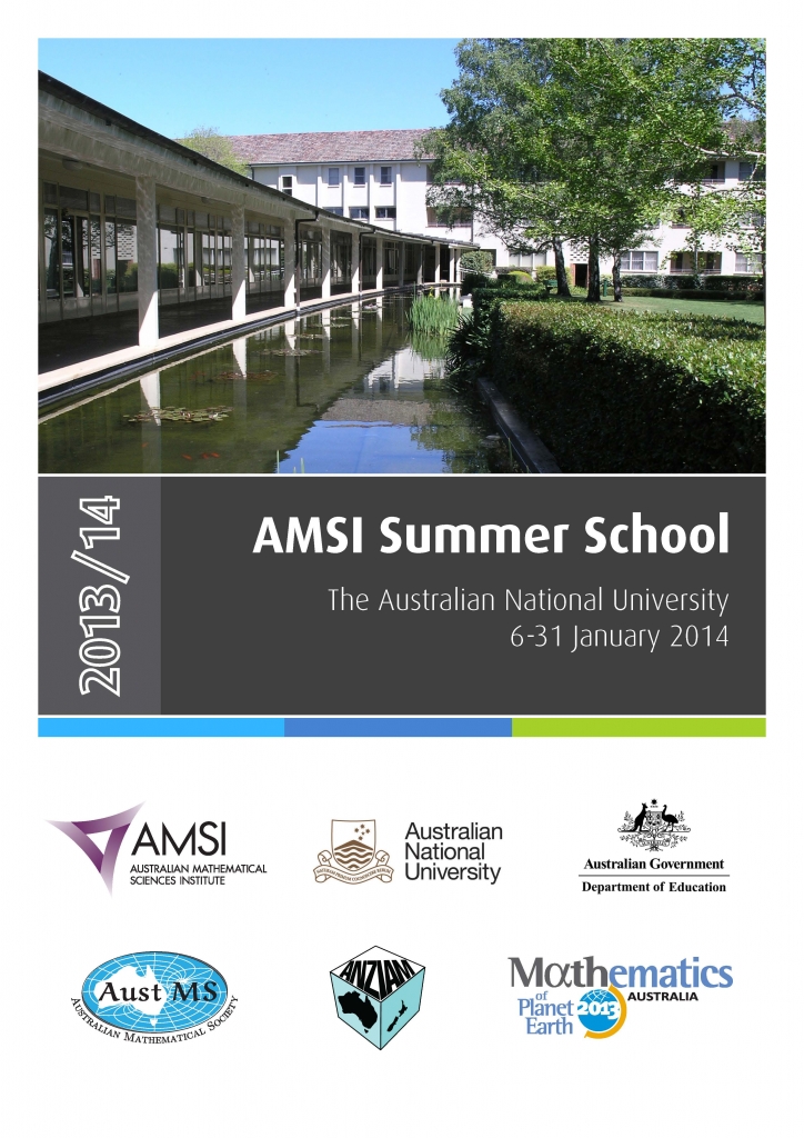2013/2014 Summer School - AMSI I Championing Mathematical Sciences for ... 2013/2014 Summer School - AMSI I Championing Mathematical Sciences for ...