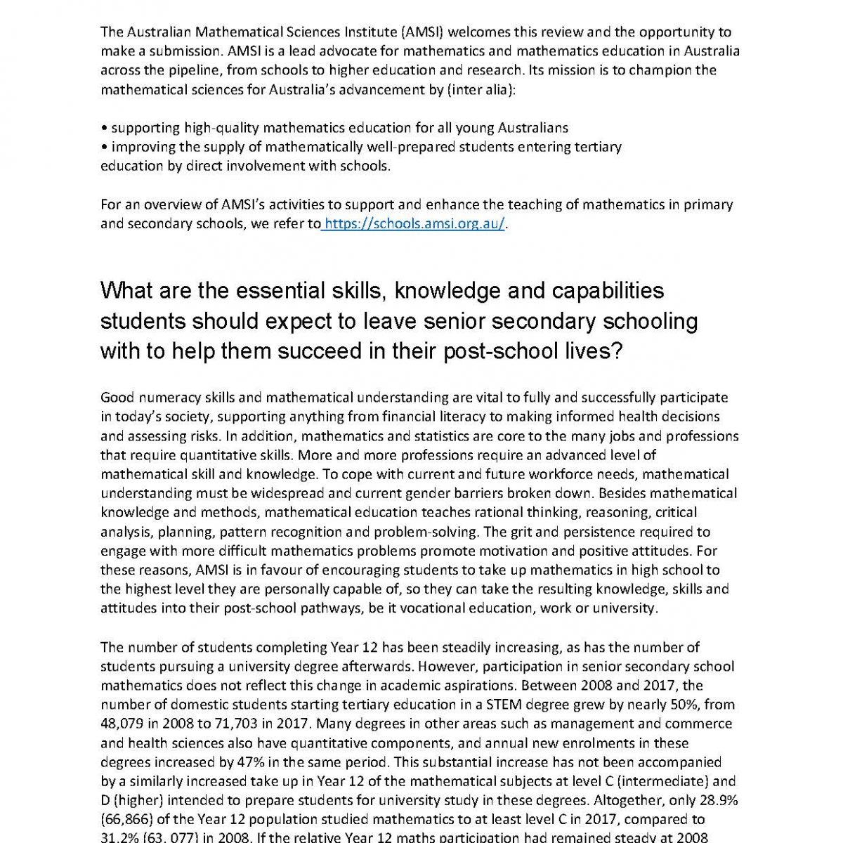 Reflections on the National Research Internships Program - AMSI I ... Reflections on the National Research Internships Program - AMSI I ...