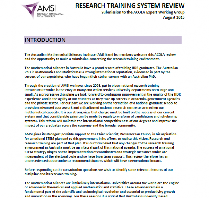 Training Archives - AMSI I Championing Mathematical Sciences for ... Training Archives - AMSI I Championing Mathematical Sciences for ...